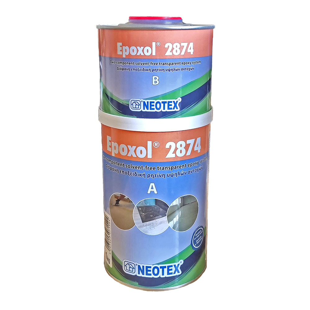 EPOXOL 2874 epoksidinė derva liejimui ir akmens kilimams, 1 kg