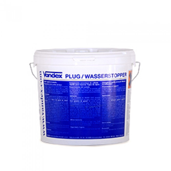 VANDEX PLUG - labai greitai stingstantis cementinis mišinys, 15 kg